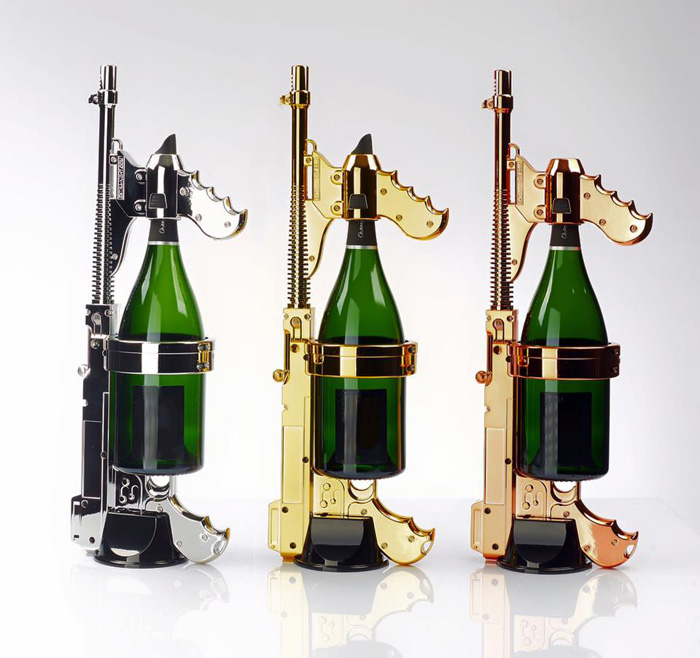 The Gun That The 1% Will Love To Bring To Parties: The Champagne Gun ...