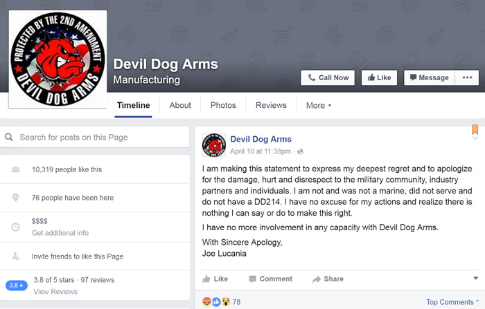 Devil Dog Arms CEO Admits To Stolen Valor | Popular Airsoft: Welcome To ...