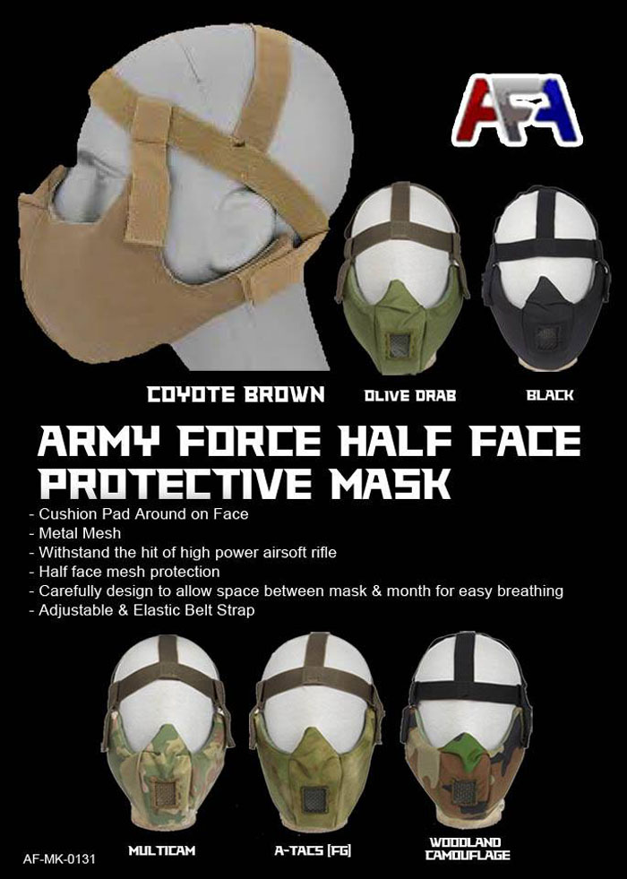 eHobby Asia: Army Force Half Face Mask | Popular Airsoft: Welcome To ...