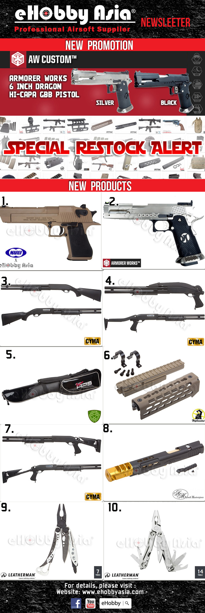 Latest eHobby Asia Product Restock News | Popular Airsoft: Welcome To ...