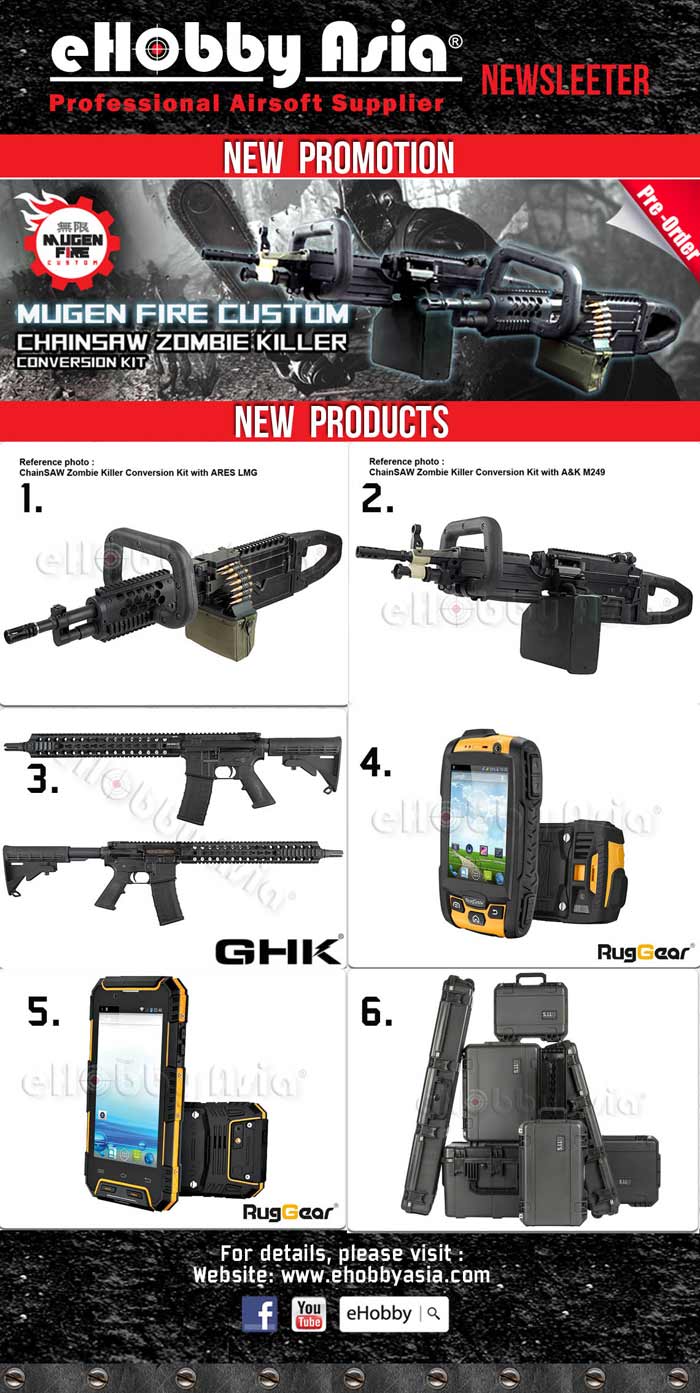 Mugen Fire Chainsaw Kit & More eHobby News | Popular Airsoft: Welcome ...