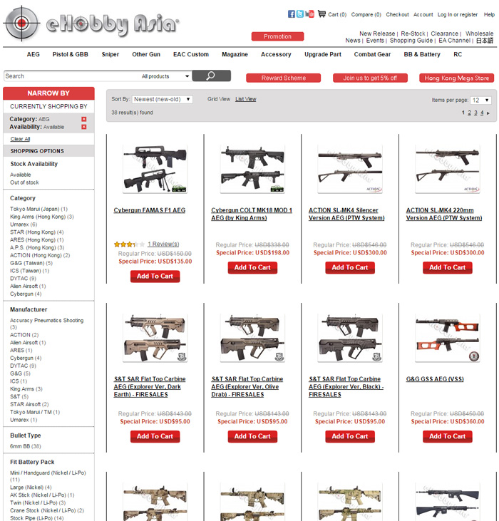 eHobby Asia's Good Deals On AEGs | Popular Airsoft: Welcome To The ...