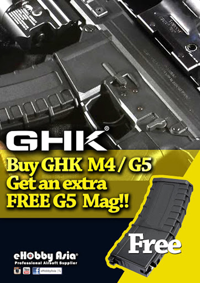 eHobby Asia: GHK G5 GBB Mag Giveaway | Popular Airsoft: Welcome To The ...