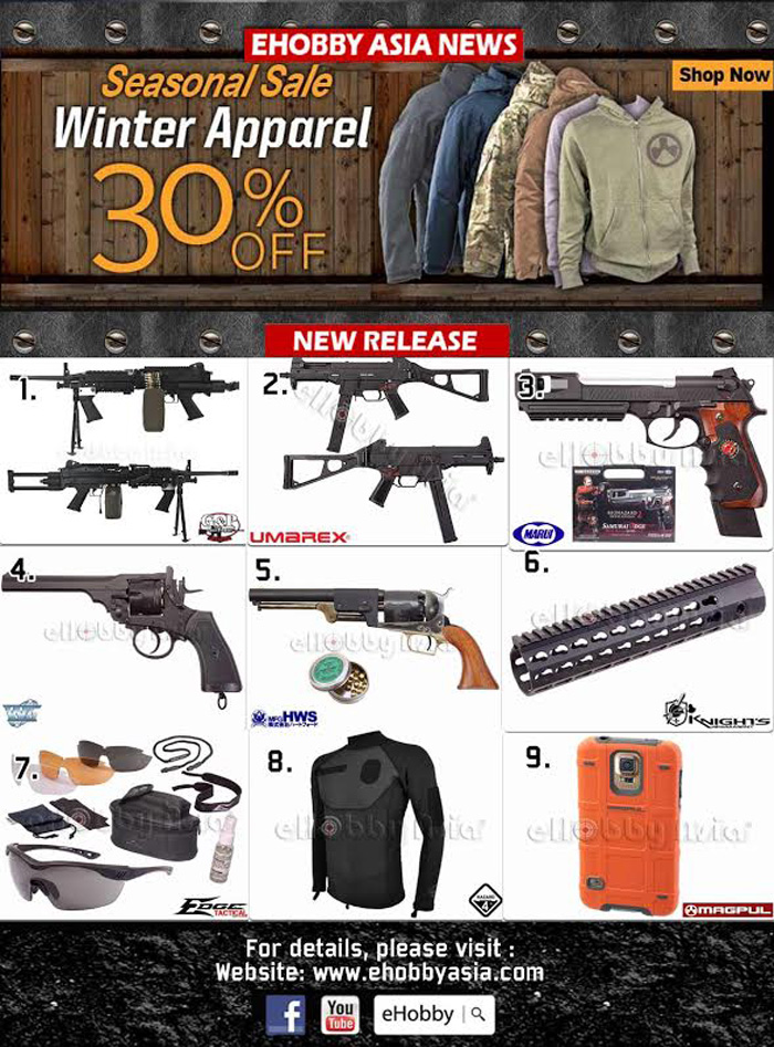 eHobby Asia Seasonal Sale & New Items | Popular Airsoft: Welcome To The ...