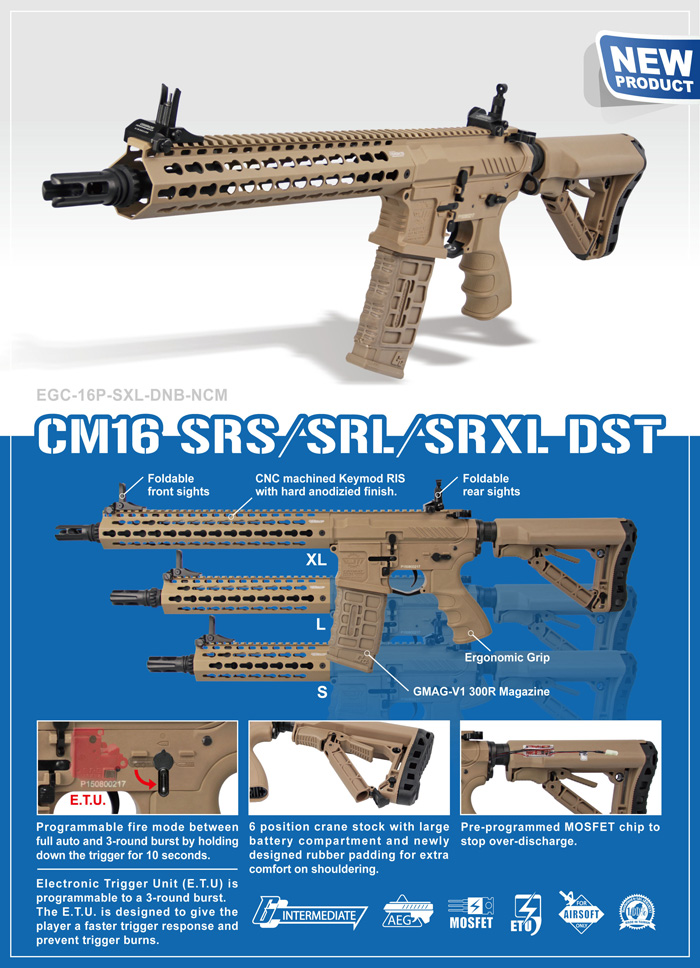 New G&G CM16 SR Series DST AEGs | Popular Airsoft: Welcome To The ...