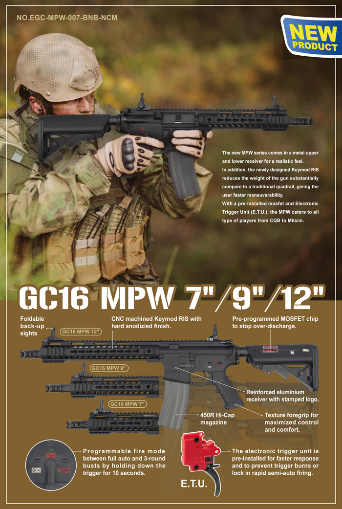 G&G Armament GC16 MPW AEG Series | Popular Airsoft: Welcome To The ...