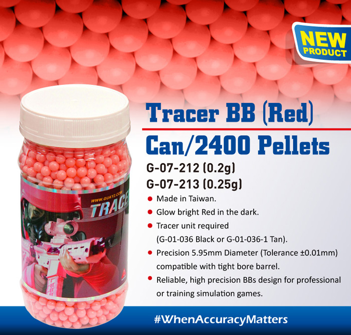 New G&G Armament Red Tracer BBs | Popular Airsoft: Welcome To The ...