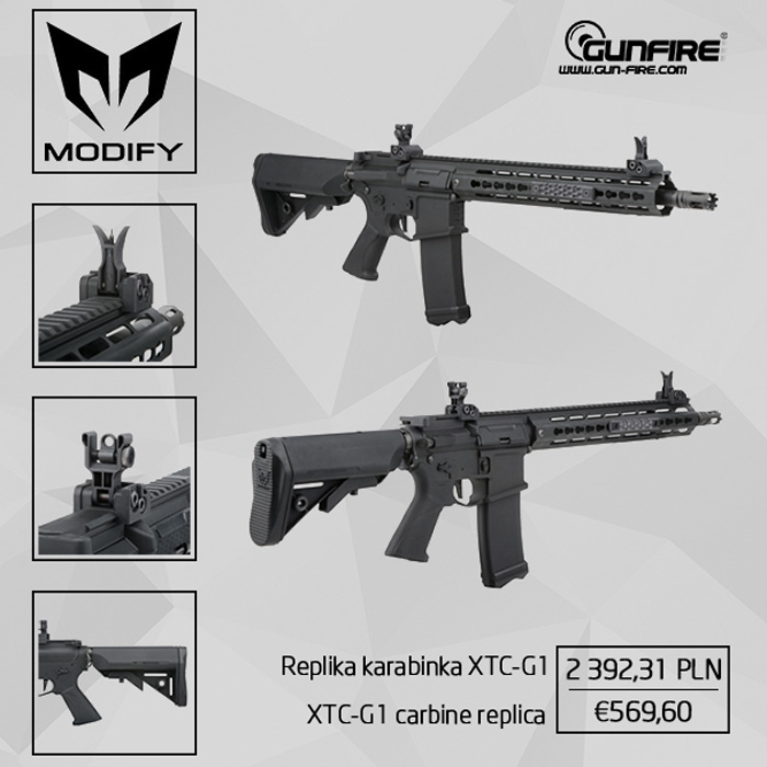 Modify XTC-G1 & More Arrivals At Gunfire | Popular Airsoft: Welcome To The Airsoft World
