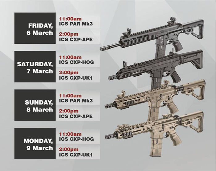 ICS "How To Field Strip" Show At IWA 2015 | Popular Airsoft: Welcome To ...