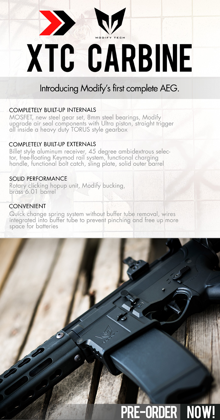 Jag Precision: Modify XTC -G1 Pre-Order | Popular Airsoft: Welcome To The Airsoft World