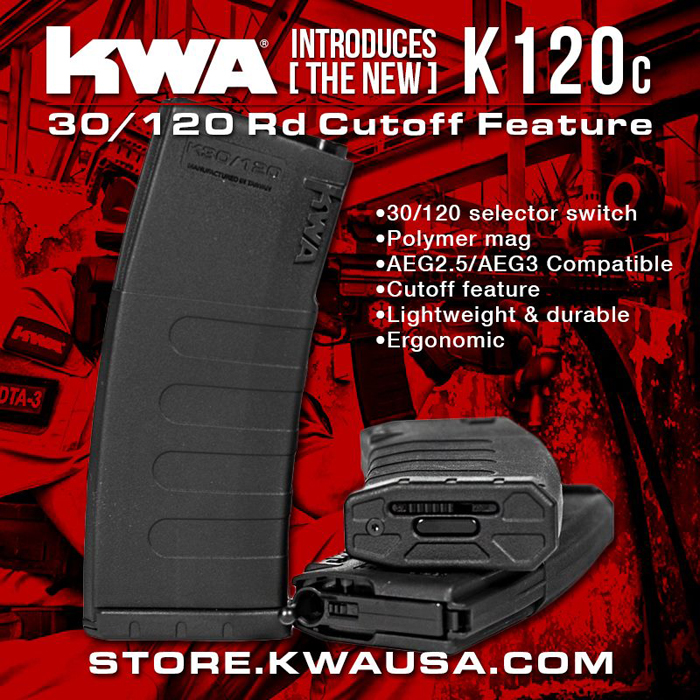 KWA K120c AEG Magazine Announced | Popular Airsoft: Welcome To The ...