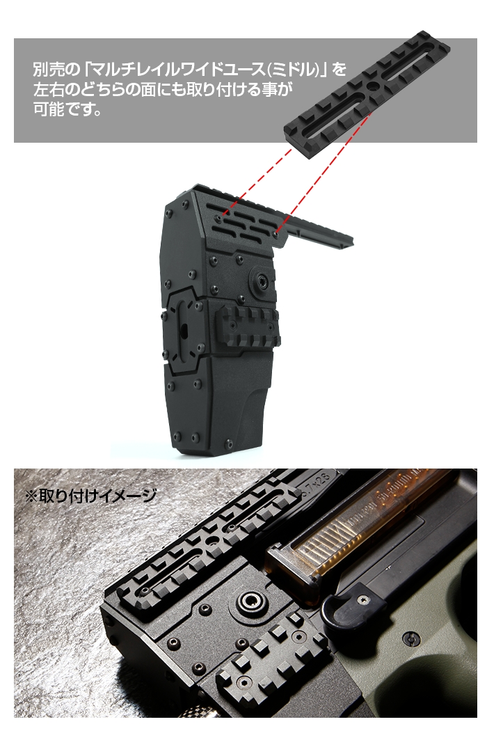 Laylax NITRO.Vo P90 Armored Rail System | Popular Airsoft: Welcome To ...