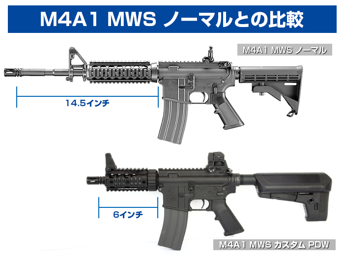 Laylax Custom Marui 6" M4A1 MWS PDW | Popular Airsoft: Welcome To The ...