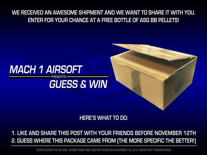 Mach1 Airsoft's Guess & Win Contest | Popular Airsoft: Welcome To The ...