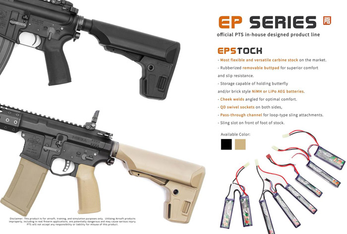 PTS Enhanced Polymer Stock In Dark Earth | Popular Airsoft: Welcome To ...