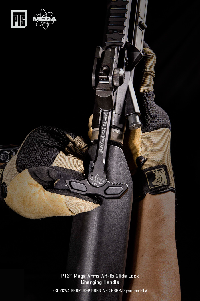 PTS Mega Arms Slide Lock Charging Handle | Popular Airsoft: Welcome To ...