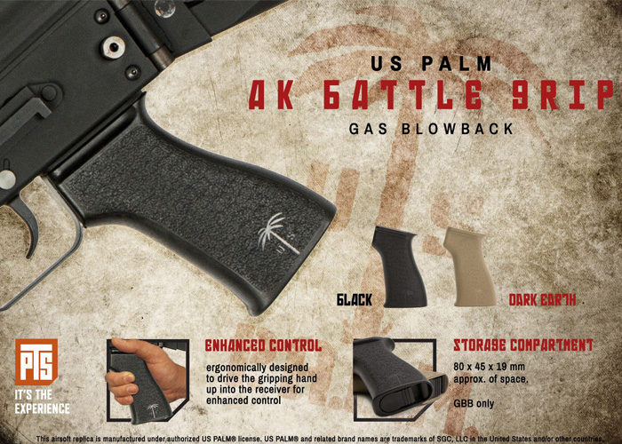New PTS US PALM AK Battle Grip | Popular Airsoft