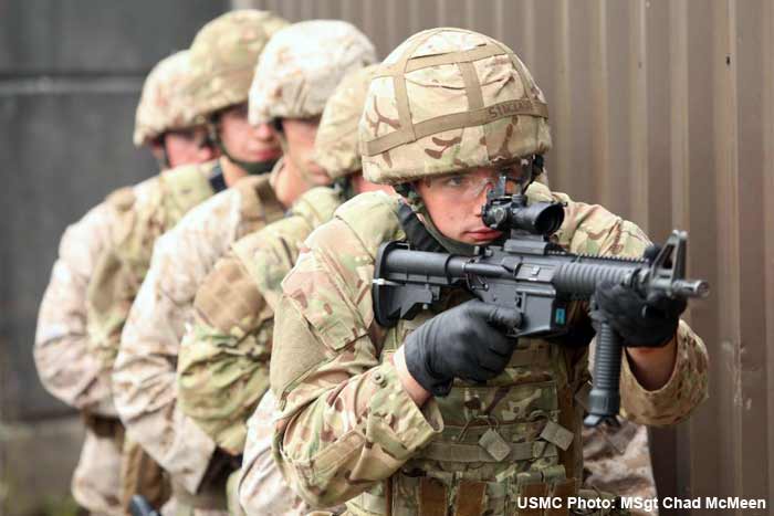 UK Royal Marine Unit Replaces SA80 With The Canadian C8 Rifle | Popular ...
