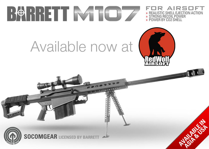 SOCOM Gear Barrett M107 Now In Asia | Popular Airsoft