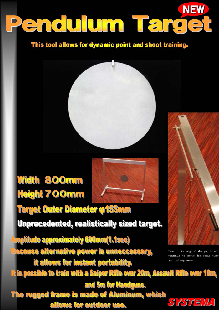 Systema Releases Pendulum Target For Dynamic Shooting Technique Training | Popular Airsoft ...