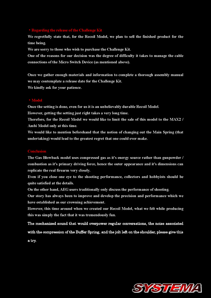 Systema Engineering PTW Recoil Update | Popular Airsoft: Welcome To The ...