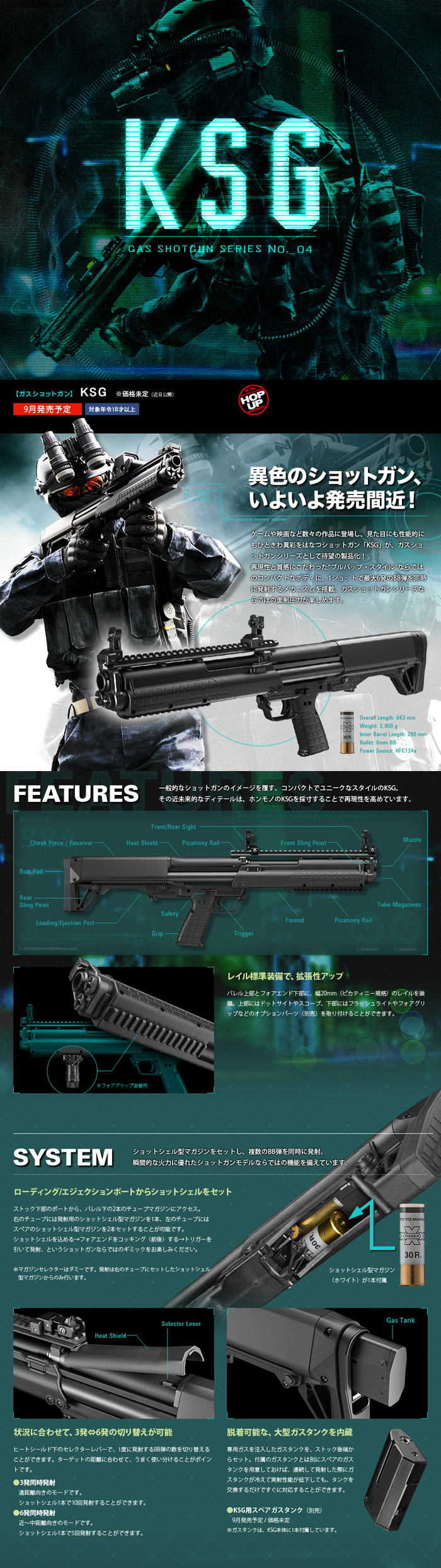 The Tokyo Marui KSG Gas Shotgun Is Set For A September 2016 Release ...
