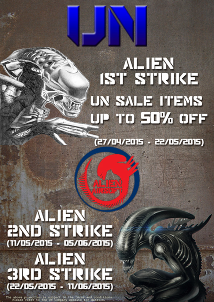 UN Company Alien Airsoft Strike Sale | Popular Airsoft: Welcome To The ...