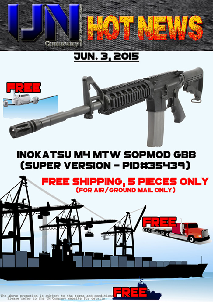 Inokatsu M4 MTW SOPMOD Free Shipping | Popular Airsoft: Welcome To The ...