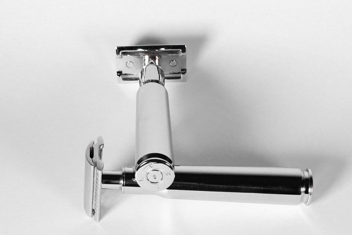 Shave Your Beard With The .50 Caliber Vulcan Razor From Coxswain USA ...