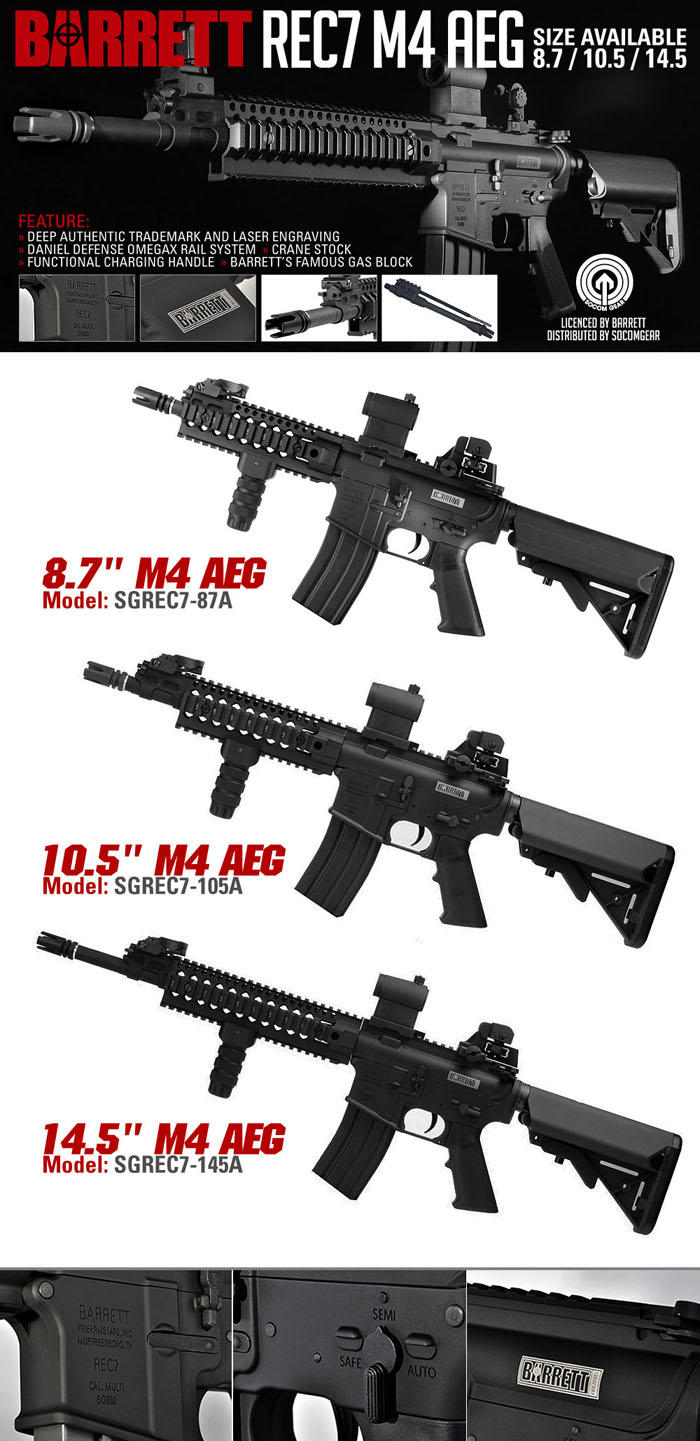 SOCOM Gear Barrett REC7 In US & Asia | Popular Airsoft: Welcome To The ...