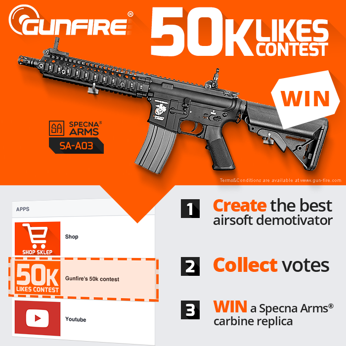 Gunfire's 50k Likes Contest & New Arrivals | Popular Airsoft: Welcome ...