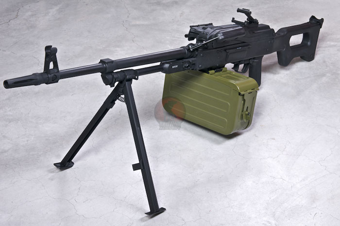 A&K PKM AEG Now at RedWolf | Popular Airsoft: Welcome To The Airsoft World