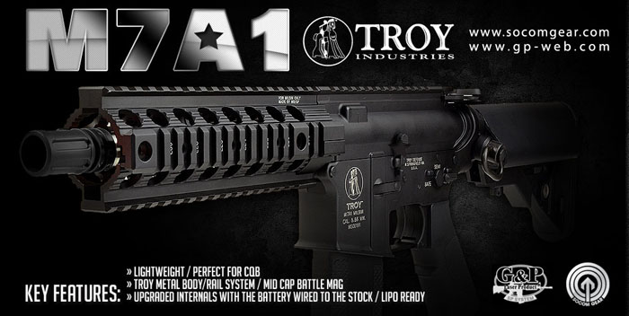 SOCOM Gear Troy M7A1 AEG | Popular Airsoft: Welcome To The Airsoft World