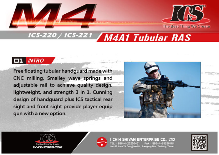ICS M4A1 Tubular RAS Series Released | Popular Airsoft: Welcome To The ...
