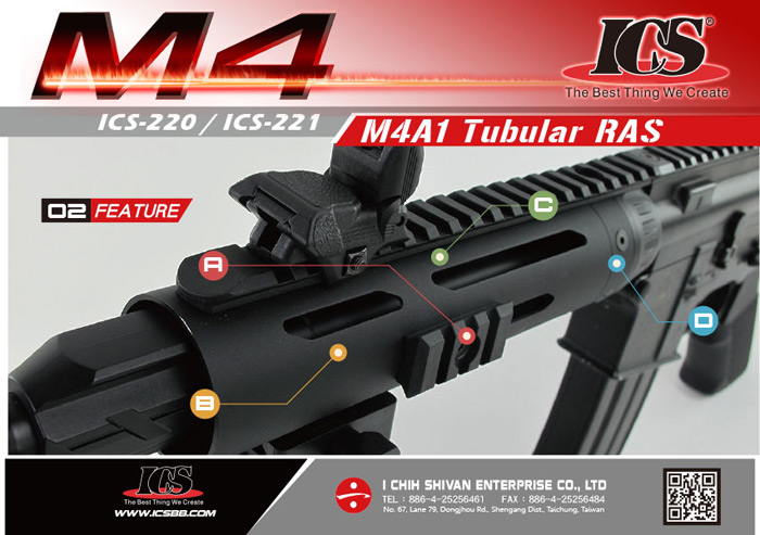 ICS M4A1 Tubular RAS Series Coming Soon | Popular Airsoft: Welcome To ...