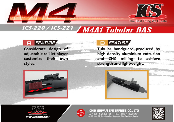 ICS M4A1 Tubular RAS Series Released | Popular Airsoft: Welcome To The ...