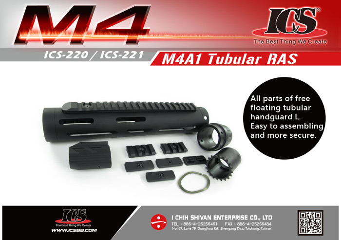 ICS M4A1 Tubular RAS Series Released | Popular Airsoft: Welcome To The ...
