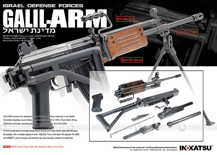 Inokatsu Galil-ARM Kit for Marui AK47 | Popular Airsoft