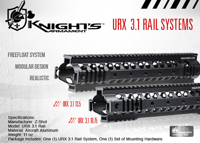 KAC URX 3.1 Rails At Jag Precision | Popular Airsoft