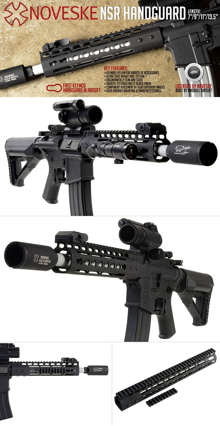 MadBull Noveske NSR Handguards Available | Popular Airsoft: Welcome To ...