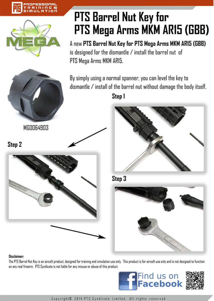 MKM Barrel Nut Key& PDR-C Grip Extension | Popular Airsoft: Welcome To ...