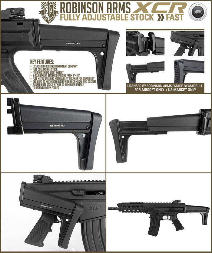 MadBull XCR Fully Adjustable Stock (FAST) | Popular Airsoft: Welcome To ...