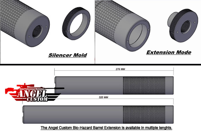 Angel Custom CNC Mock Silencers | Popular Airsoft: Welcome To The ...