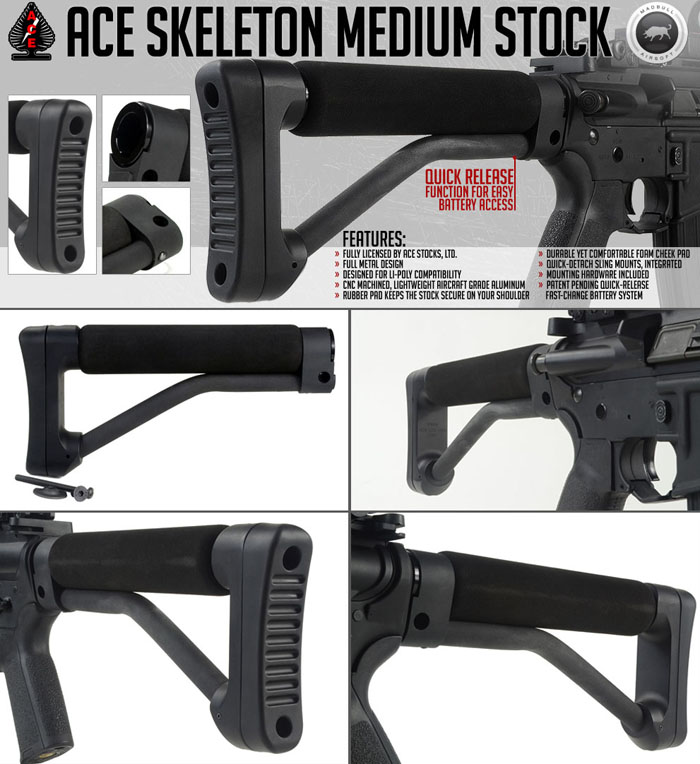 Madbull ACE Skeleton Medium Stock Available | Popular Airsoft: Welcome ...