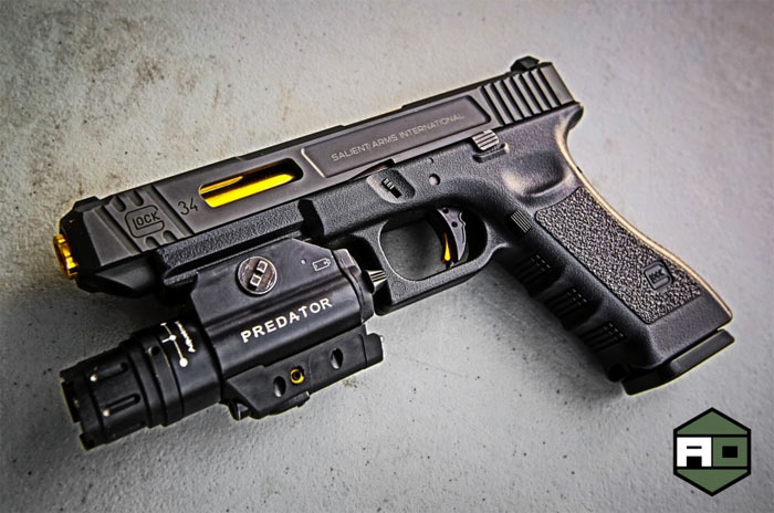 Gun Spotlight: Custom SAI Glock 34 GBB | Popular Airsoft: Welcome To ...