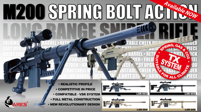 New Ares Cheytac M200 TX System | Popular Airsoft: Welcome To The ...