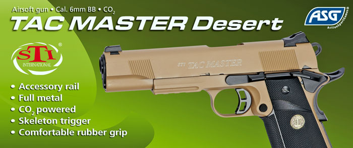 New ASG STI TAC MASTER in Desert Tan | Popular Airsoft: Welcome To The ...
