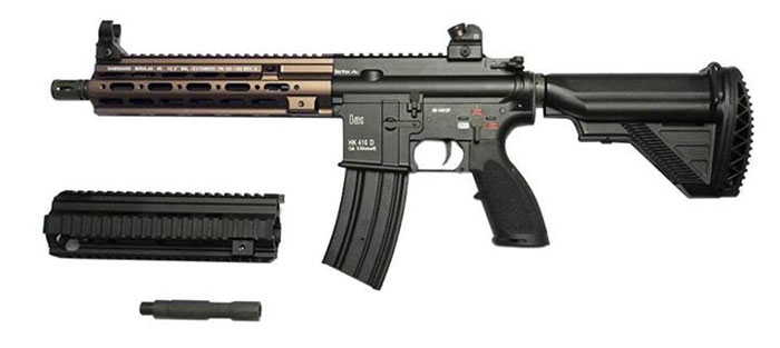 DYTAC G-Style SMR Rails for HK416 In Sand | Popular Airsoft: Welcome To ...