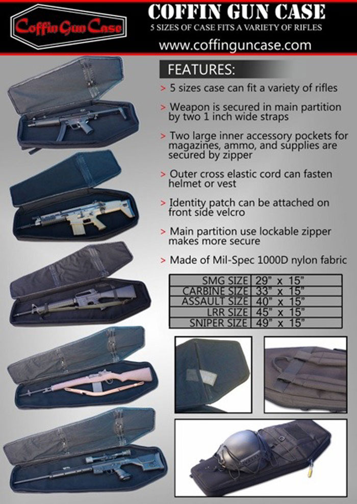 Coffin Shaped Rifle Case MULTICAM® COFFIN T.G.B 34″ – COVERT