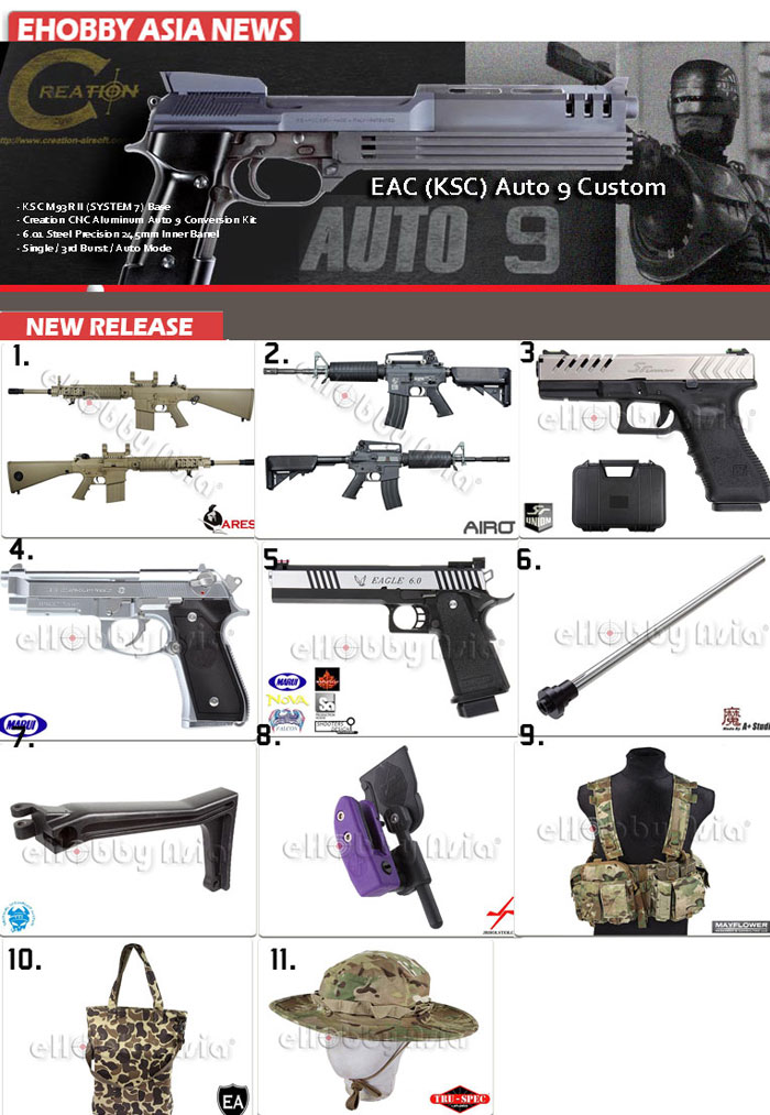 eHobby Asia: EAC KSC Auto 9 GBB & More | Popular Airsoft: Welcome To ...